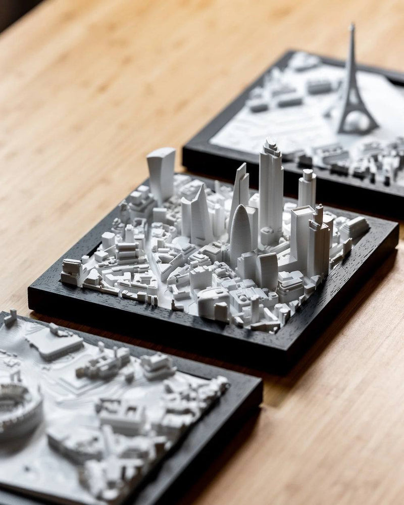 3D City Models from CITYFRAMES | 3D Printed City Maps