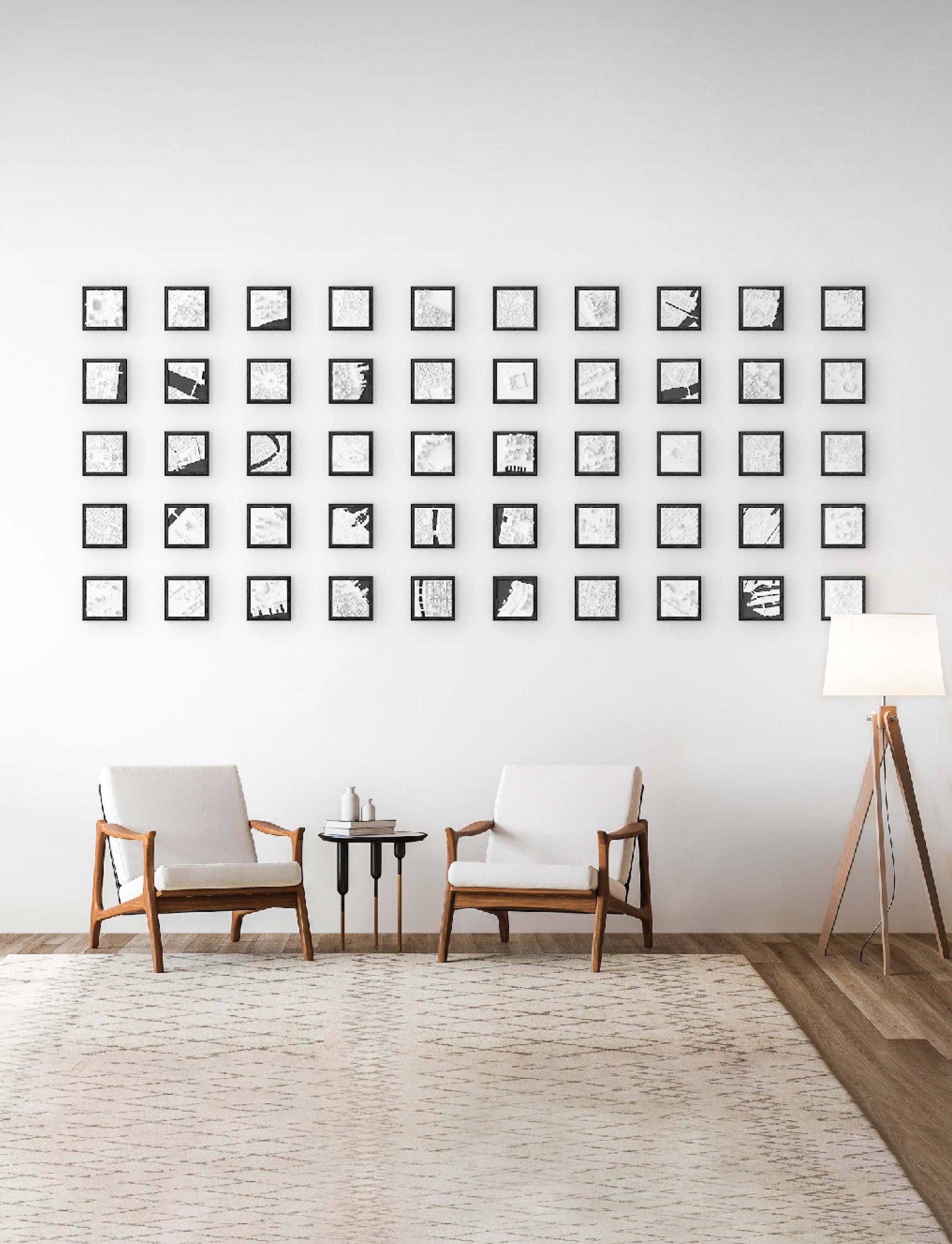 3D City Models from CITYFRAMES | 3D Printed City Maps