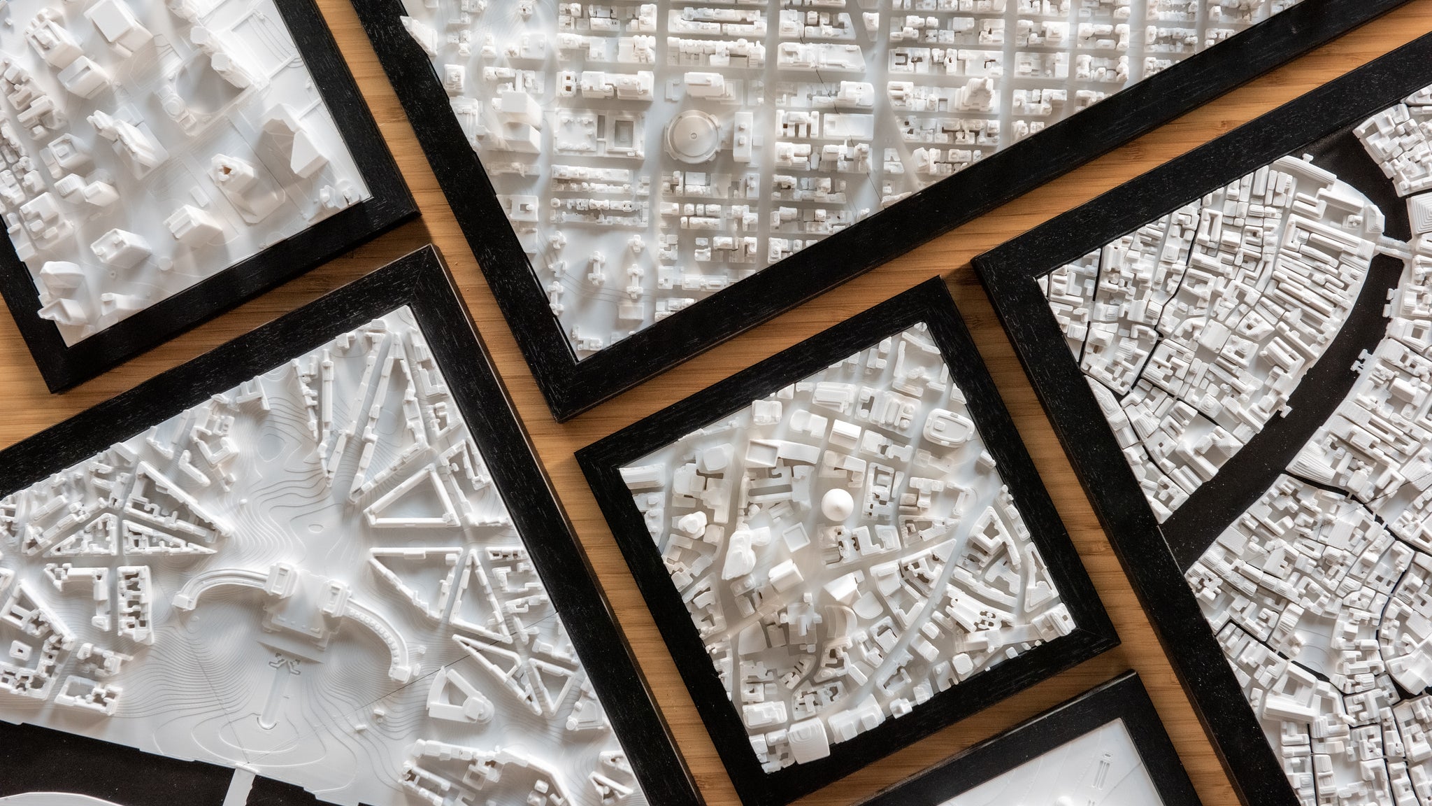 3D City Models from CITYFRAMES | 3D Printed City Maps